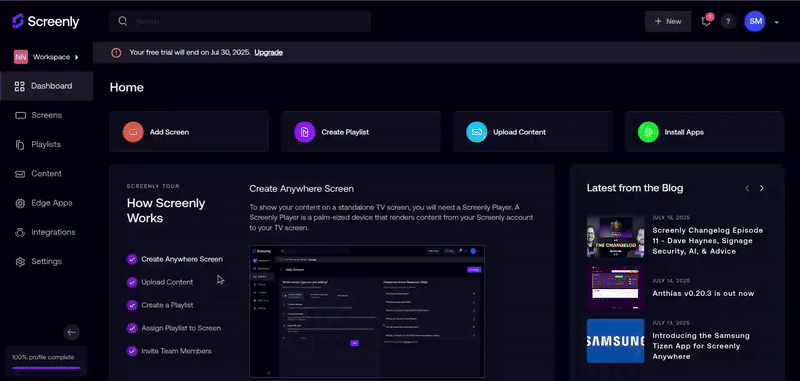 How to Generate a Screenly API Token – Screenly Support